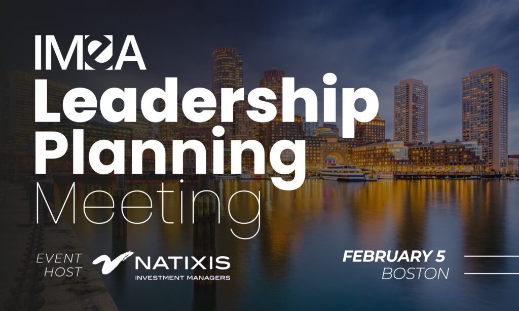 Leadership Planning Meeting | IMEA | Investment Management Education ...